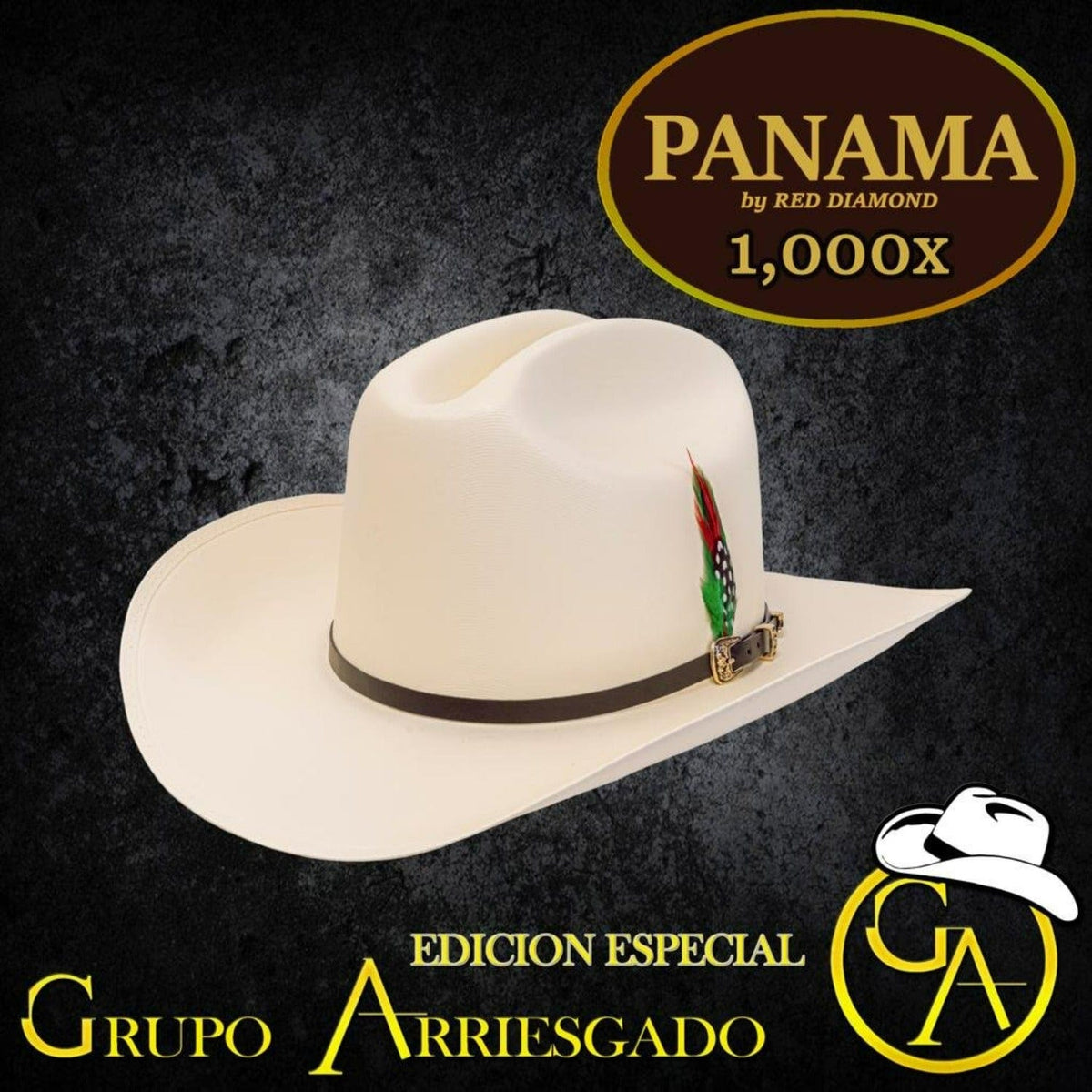 Red Diamond 1,000X Cowboy Hat Panama Style — NewWestBoots.com