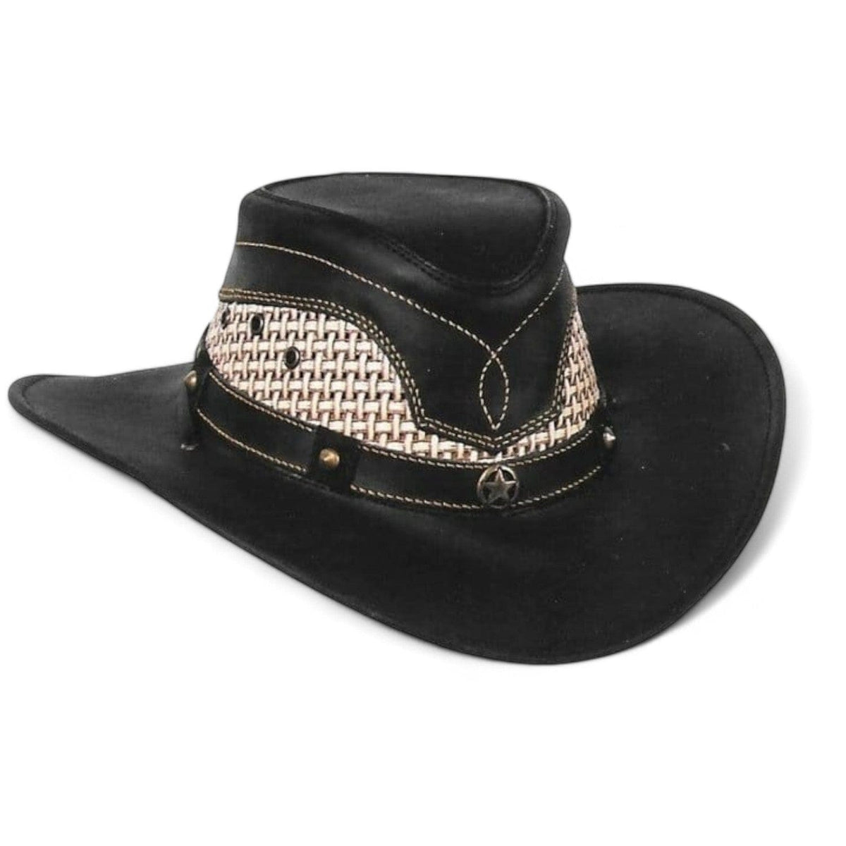 Stone Hats Genuine Leather Cowboy Hat TOM-7102 – NewWestBoots.com