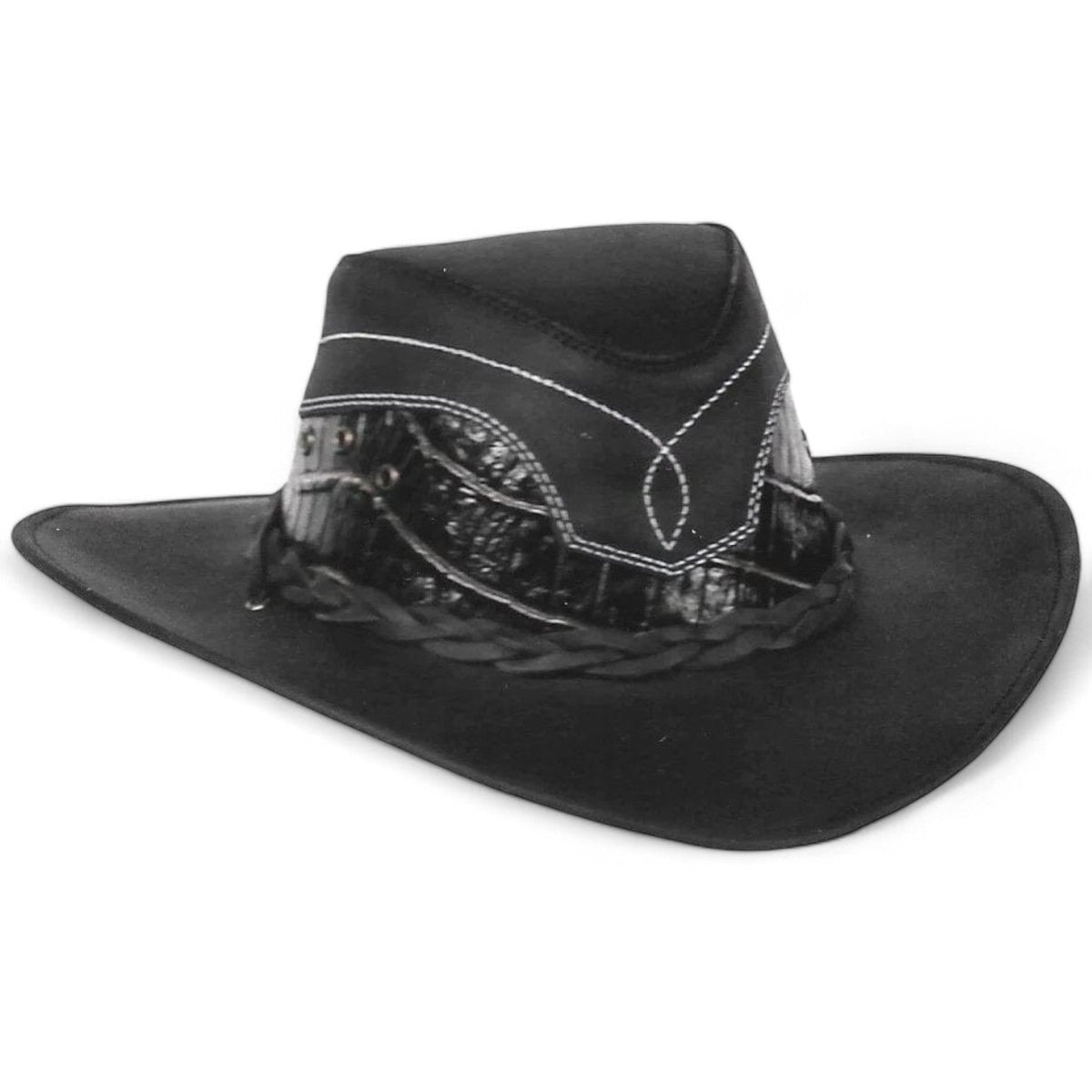 Stone Hats Genuine Leather Cowboy Hat TOM-7106 – NewWestBoots.com