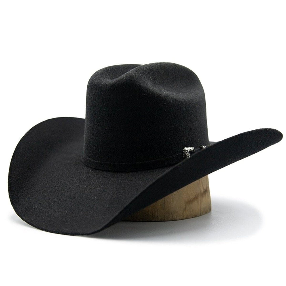 Tombstone 20X Cowboy Felt Hat Roper Shape Black TOM-4203 — New West Boots