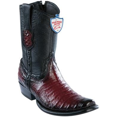 Men's Wild West Caiman Belly Dubai Toe Short Boot 279B8243 ...