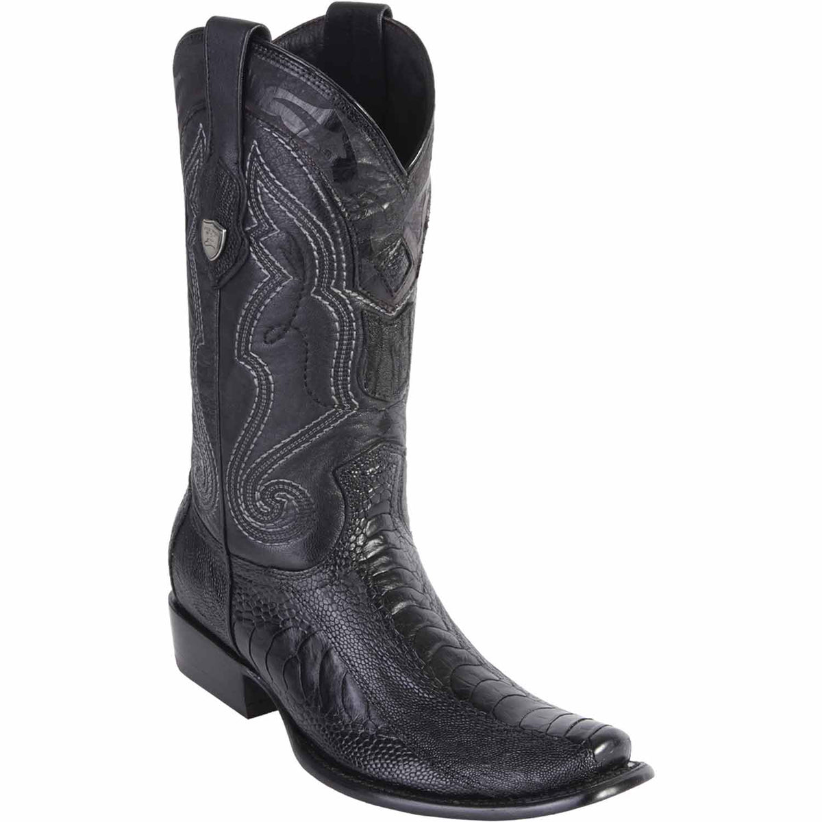 Men's Wild West Ostrich Leg Skin Dubai Toe Boots 27905 – NewWestBoots.com